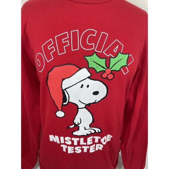 Peanuts | Shirts | Snoopy Peanuts Official Mistletoe Tester Crewneck ...